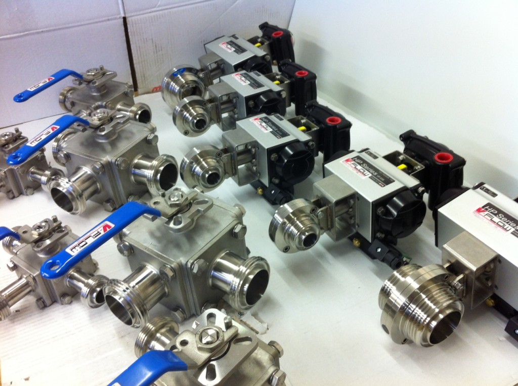 V-Flow Deliver Hygienic Range of Ball & Butterfly Valves | V-Flow Solutions