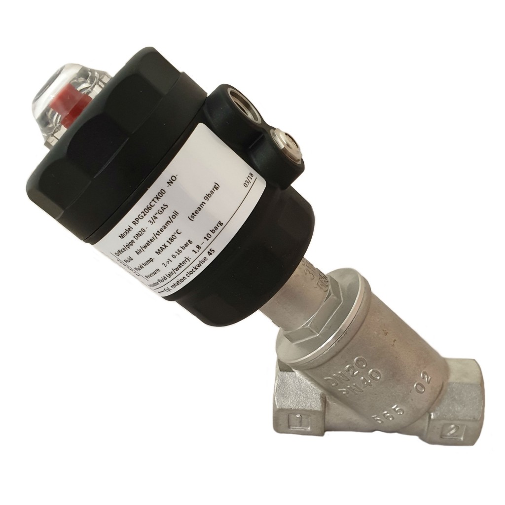 PG206CTX 3/4" - 2 Way NC Piston Valve - V-Flow Solutions