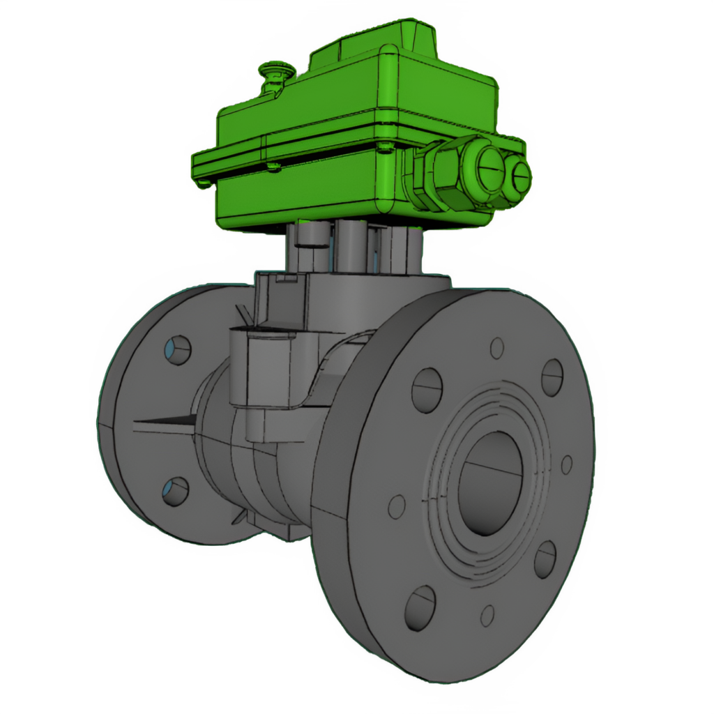 Actuated Plastic Ball Valves | V-Flow Solutions