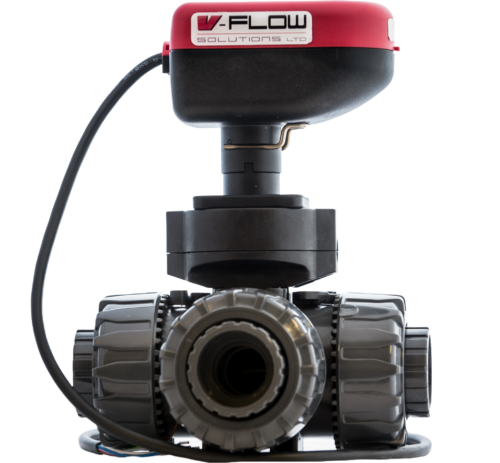 V-Flow extend the range of Electrically Actuated Plastic Ball Valves | V-Flow Solutions