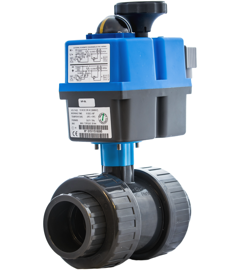 V-Flow extend the range of Electrically Actuated Plastic Ball Valves ...