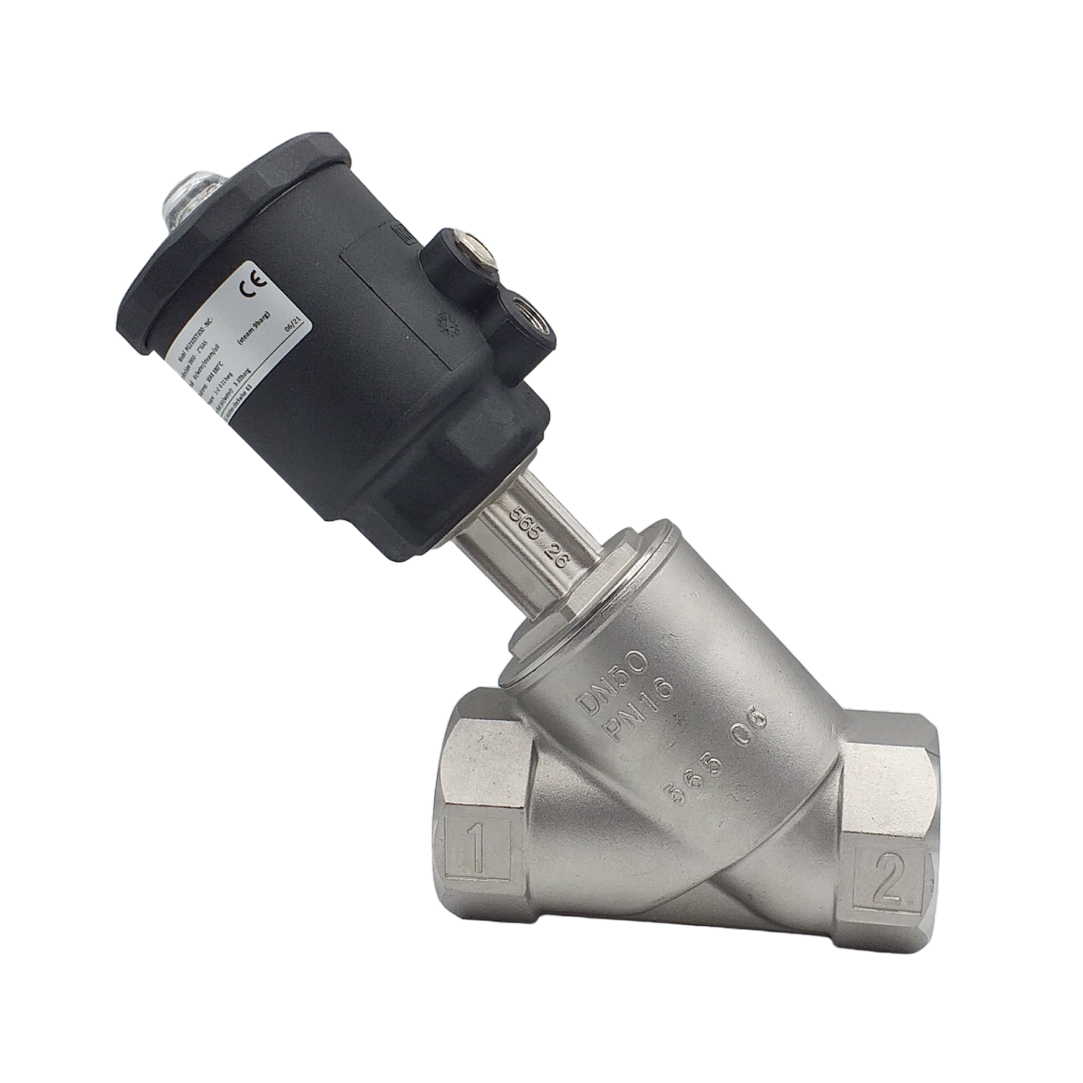 PG210STJ00 2" - 2 Way NC 1-->2 63mm Actuator | V-Flow Solutions