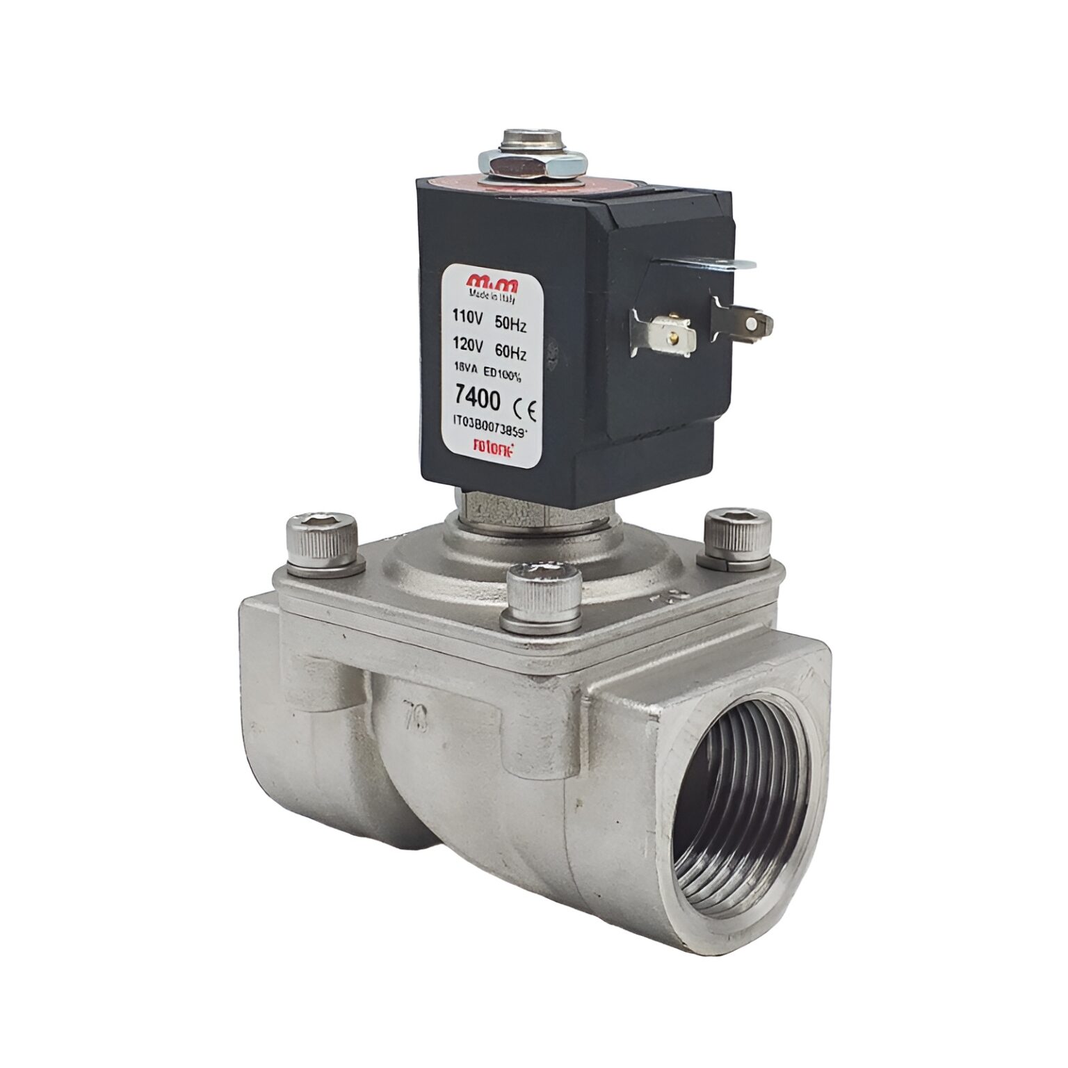 RSV01 1" FKM 2/2 NC St/St Assisted Lift | V-Flow Solutions